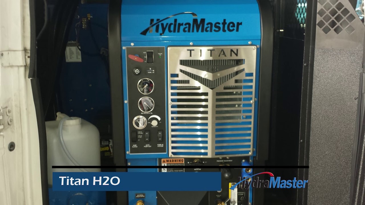 The TITAN H20 Extraction Truckmount from HydraMaster - YouTube