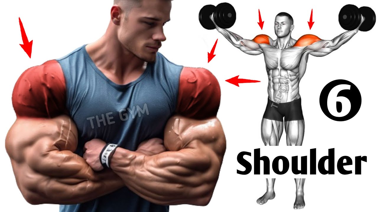 Massive Shoulder Workout At Gym ( 6 effective exercises ) - YouTube