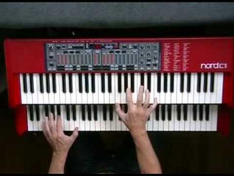 Kickin' Groovin' - Nord C1 Hammond B-3 Organ Clone Clavia - YouTube