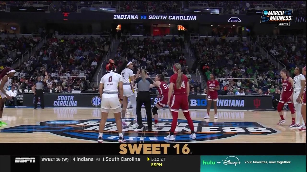 2023-24 NCAAW USC vs Indiana Sweet 16 - Full Game with Radio Commentary ...