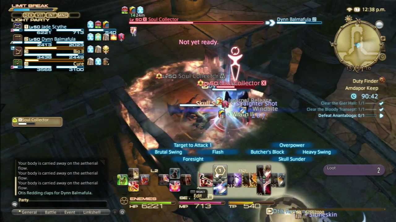 FFXIV: Tanking Amdapor Keep / AK / Lv.50 Dungeon / Warrior Class - YouTube