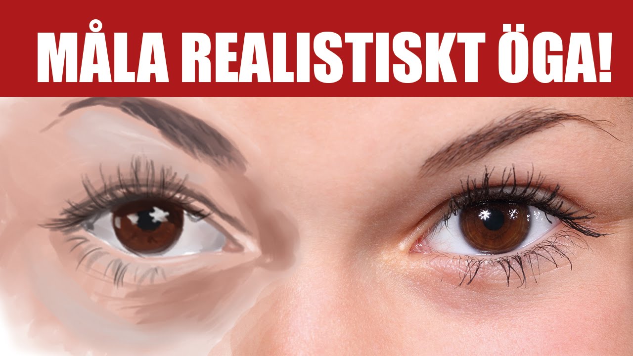 Hur man snabbt lär sig måla ett realistiskt öga (digitalt) - YouTube