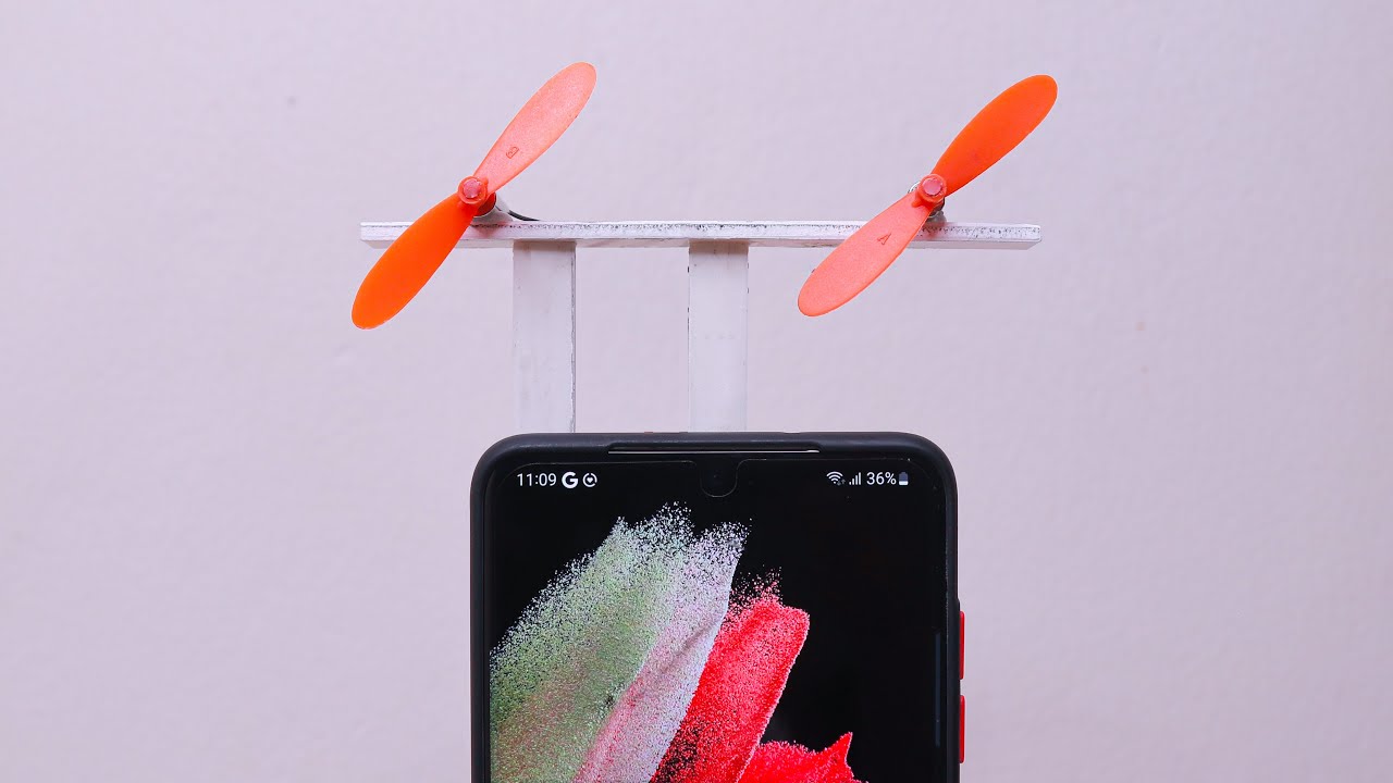 How to make a portable electric fan - YouTube