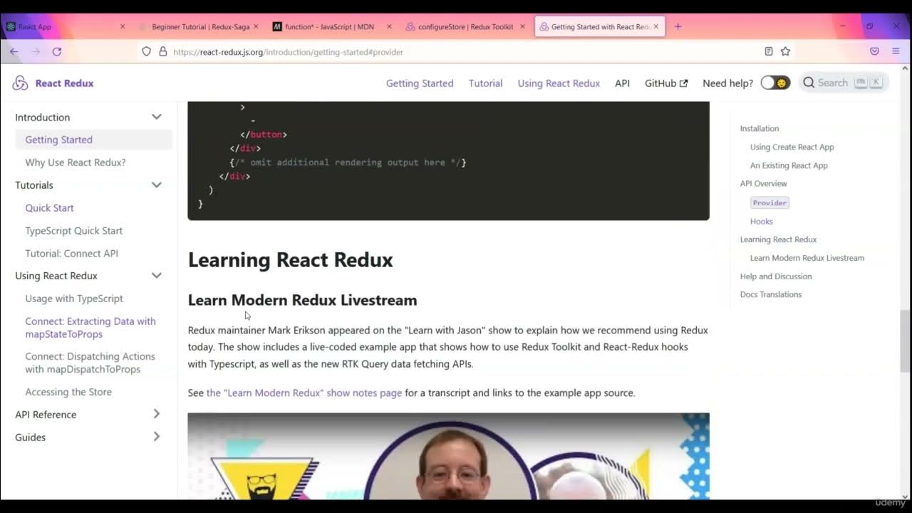 Section 4 React With Redux Saga Code Flow Lecture 8 Understanding Redux Actions And Reducers 3648