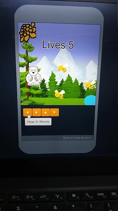 Coddy - Bear Bee Game in Sprite lab - YouTube