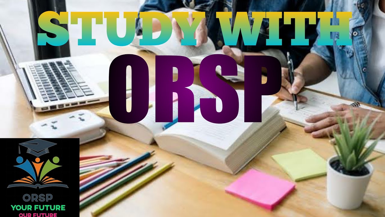 STUDY WITH ORSP - YouTube