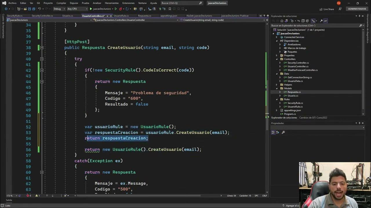 JuacaxDev - Sesión 1 de Programación en Vivo C# .Net 6 - YouTube