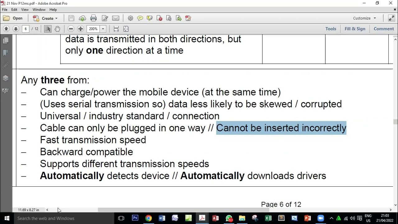 Computer Science 21 Nov P12 Complete Exam Solving - YouTube