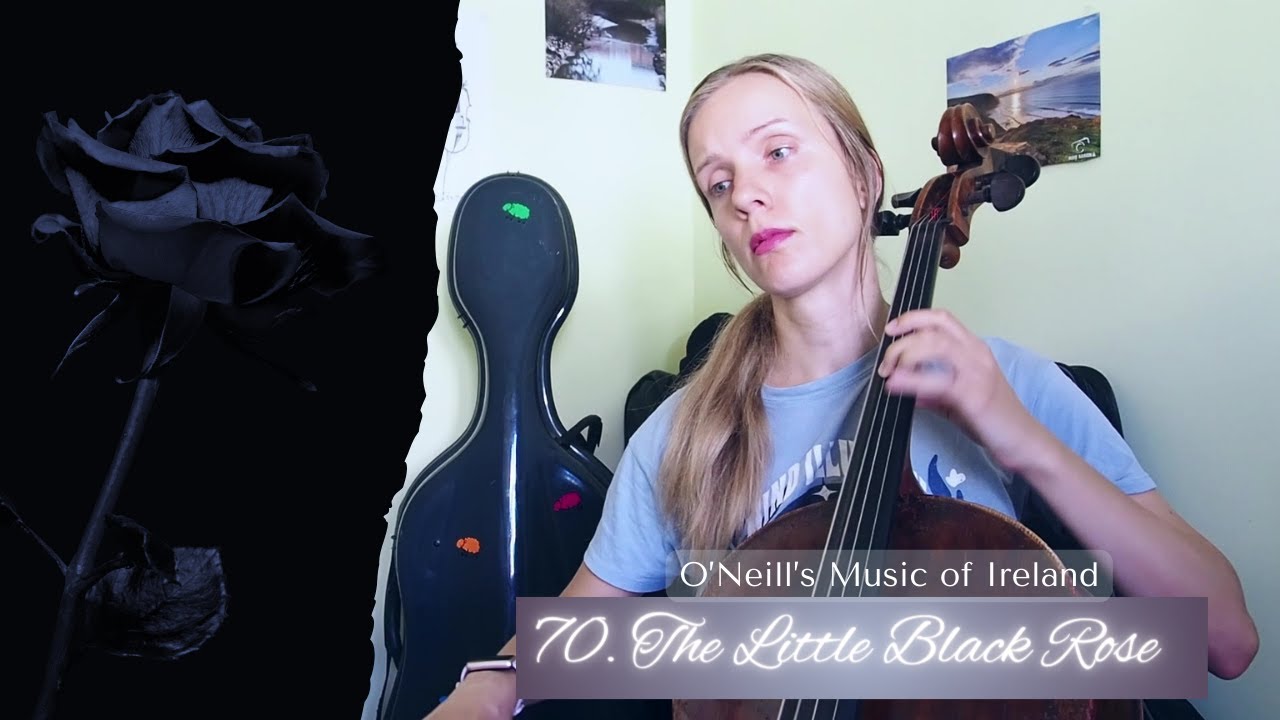 The Little Black Rose Irish air on the cello - YouTube