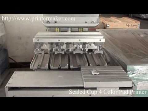4 Color Sealed Cup Pad Printer,Printing Machine ,Tempo Printer(China ...