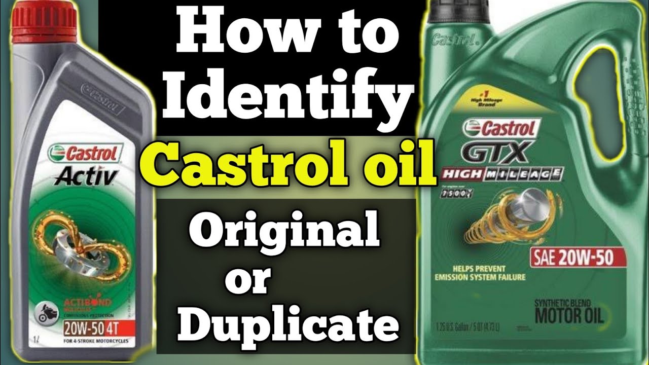 Castrol original or fake?? | how to know castrol engine oil fake or ...