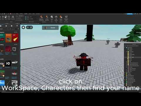 How to put a animation to your Charecter in Roblox Studio 2024 - YouTube