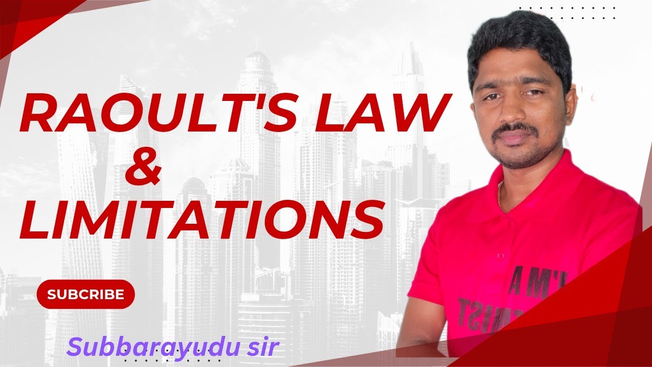 Understanding lowering of Vapor Pressure, RLVP, Raoult's Law and ...