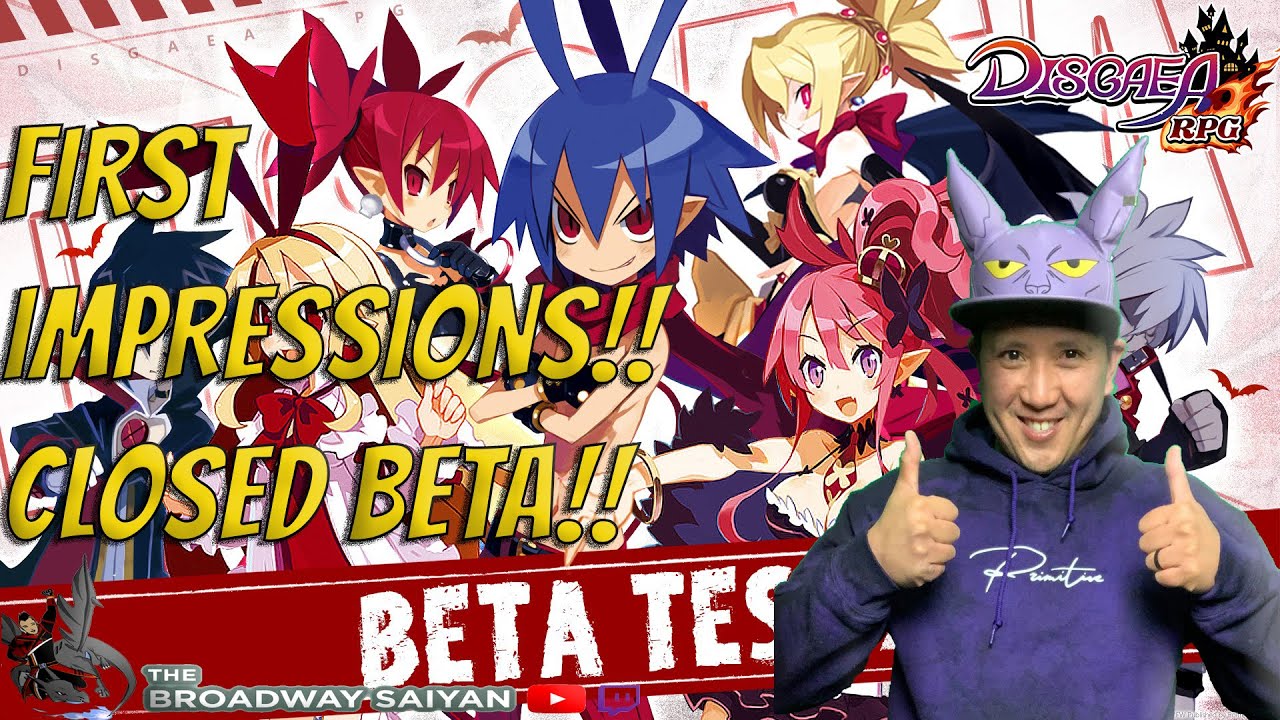 DISGAEA RPG Closed Beta Gameplay!! Tutorial! First Impressions!! - YouTube