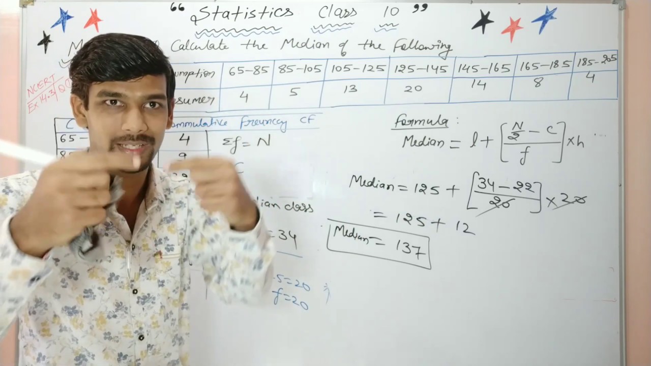 Median Class 10 Full Concept All Type Of ions Satistics Class 10 Median Class 10 Full Concept All Type Of ions Satistics Class 10