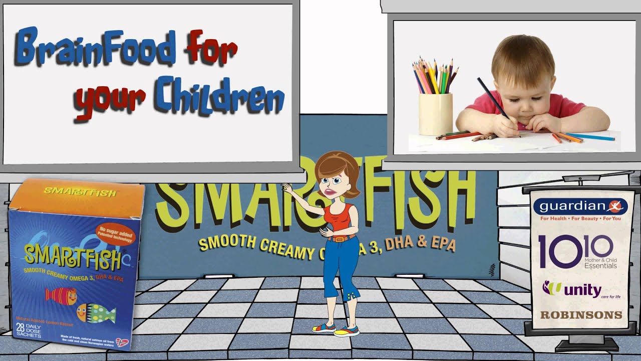 SmartFish Brain Food For Your Children - YouTube