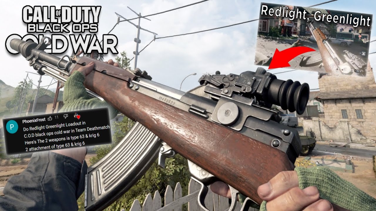 Type 63 & Ak-5 (Krig 6) from "Redlight, Greenlight" Mission in Black Ops Cold War Gameplay - YouTube