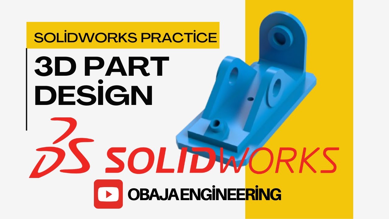 LATIHAN 3D SOLIDWORKS (CHAPTER 4 PART 2) - YouTube