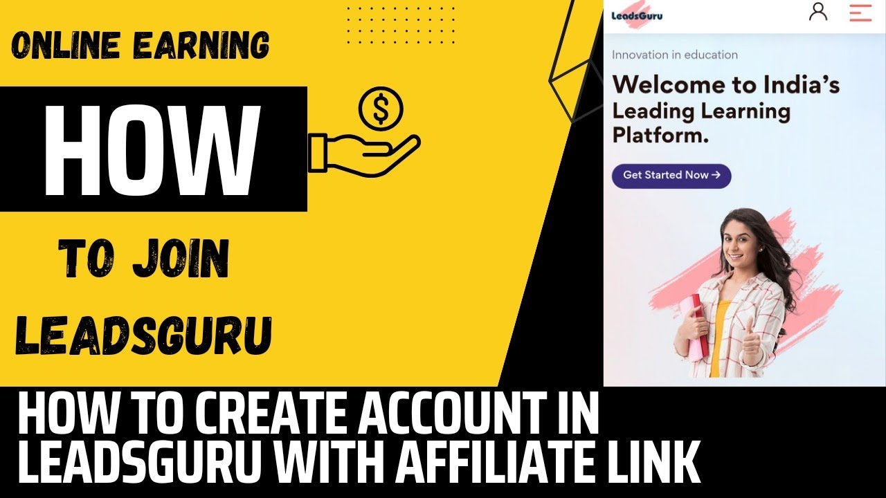 How to join LeadsGuru & how to create Account in LeadsGuru with ...