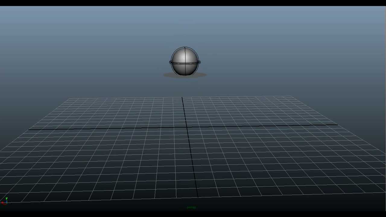 Bouncing Ball in Maya - YouTube