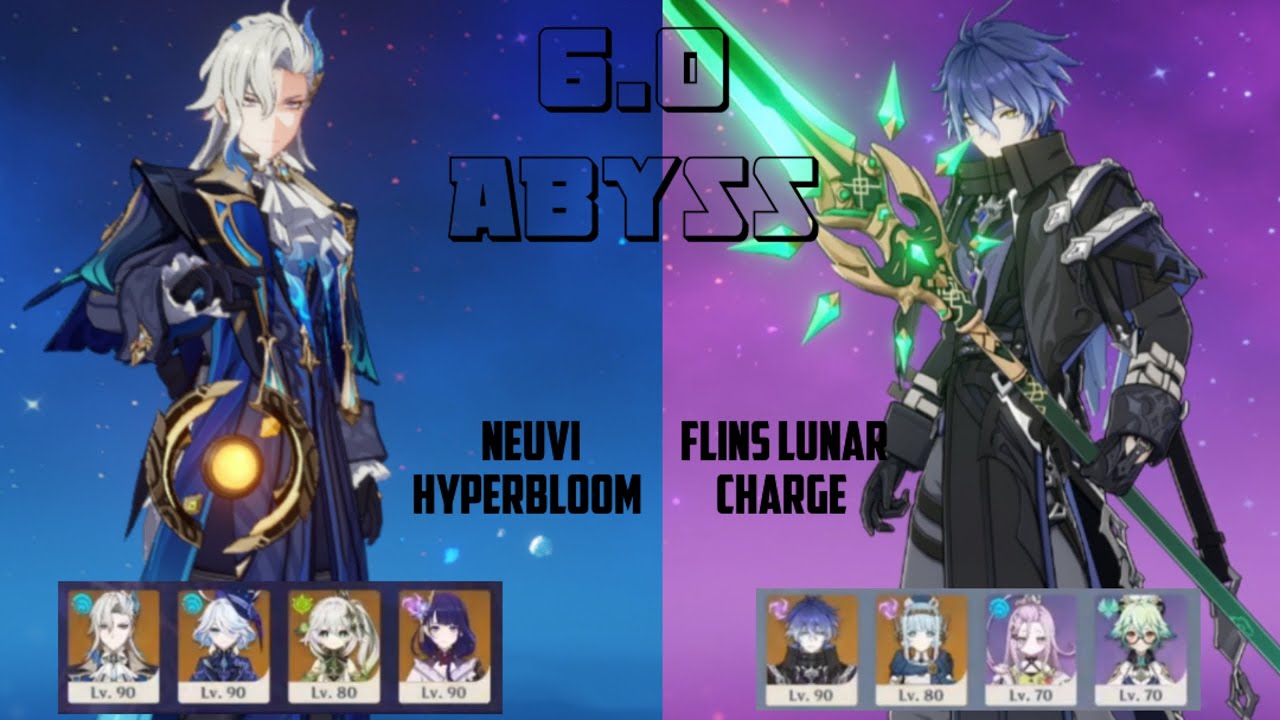 F2p C0 Neuvi hyperbloom | C0 Flins lunar charge | Abyss 6.0 # ...