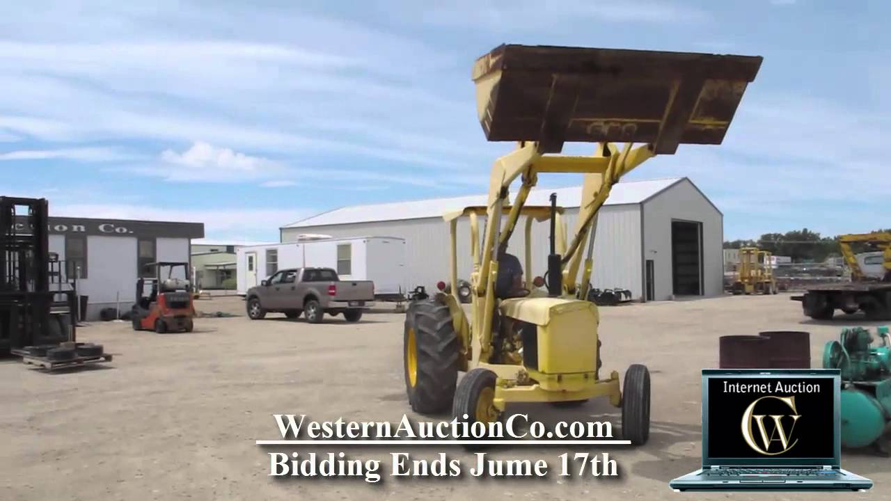 John Deere 401B Industrial Loader Tractor For Sale At Auction! - YouTube