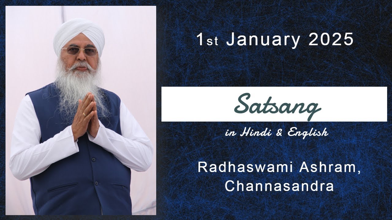 Satsang in Hindi & English - 1st January 2025 - YouTube