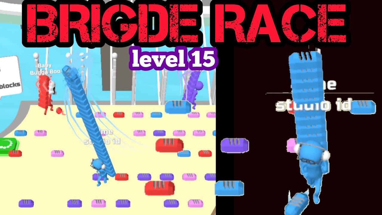 Brigde race level 15 bridge race all levels - YouTube