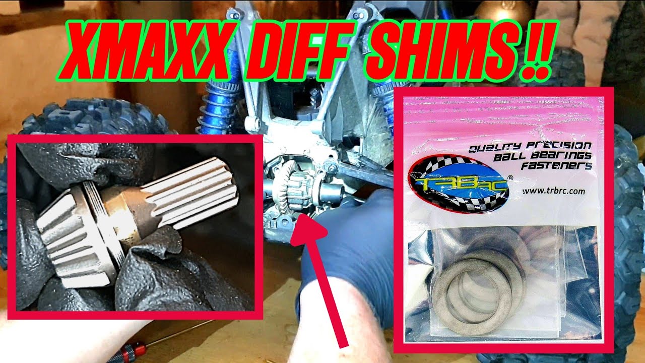 HOW TO SHIM XMAXX DIFF - YouTube