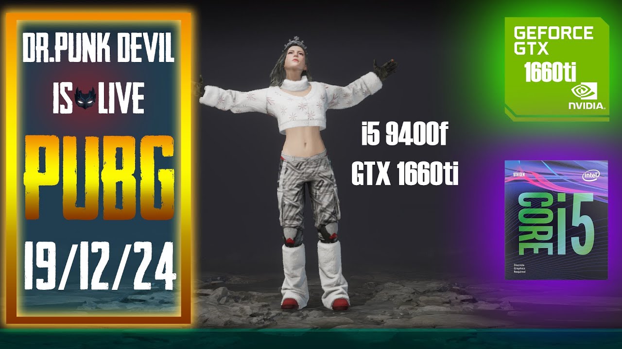 DRD [DR.PUNK DEVIL]- PUBG [ LIVE ] 18/12/24 - YouTube