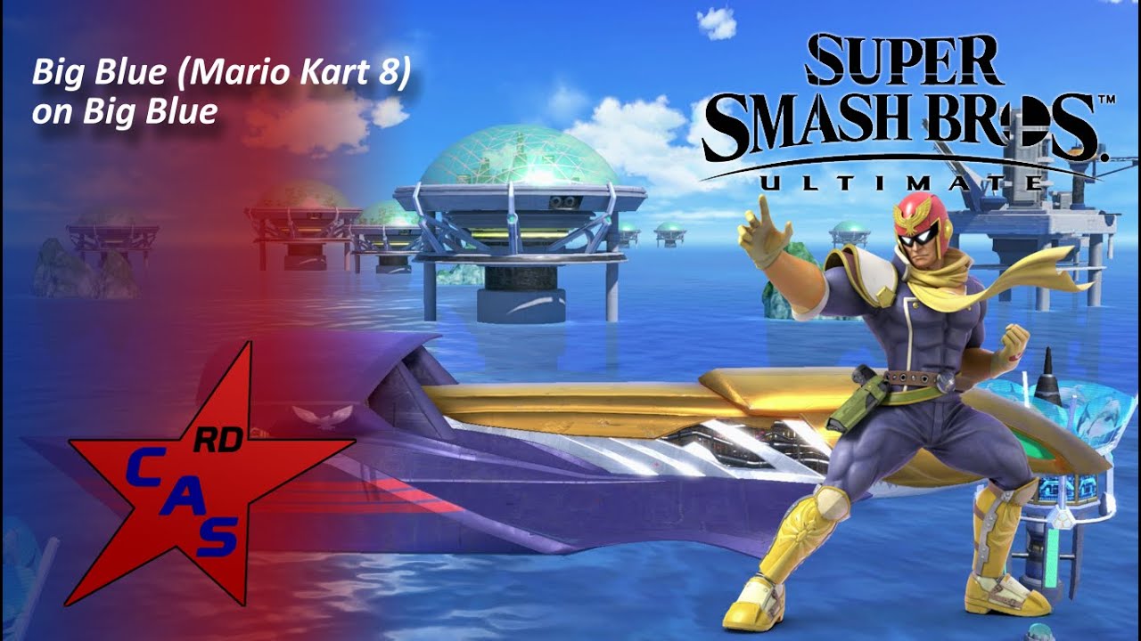 Smash Ultimate Custom BGMs #114- Big Blue (Mario Kart 8) on Big Blue ...