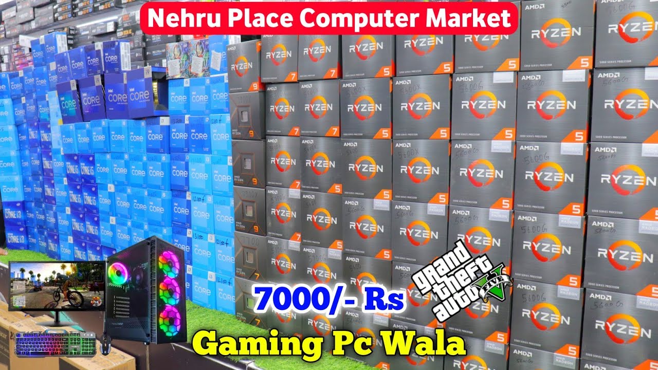 Nehru Place Computer Market | Gaming PC 7000/- Rs से शुरू 🔥| Gaming Pc ...