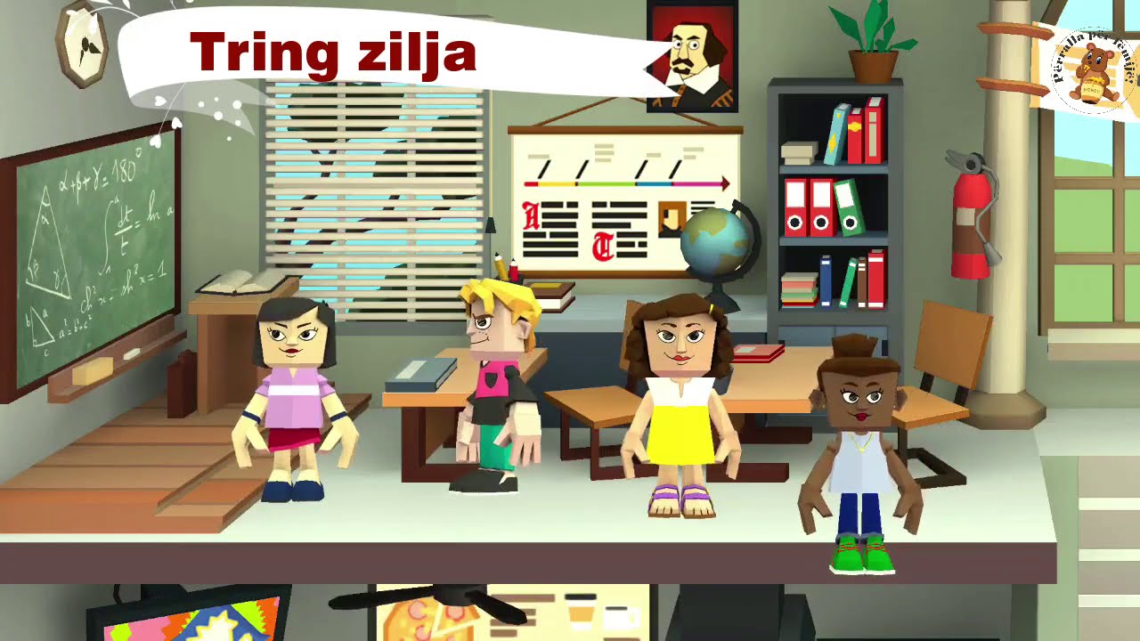 Tring zilja tring zilja Kenge per fillimin e shkolles me tekst - YouTube