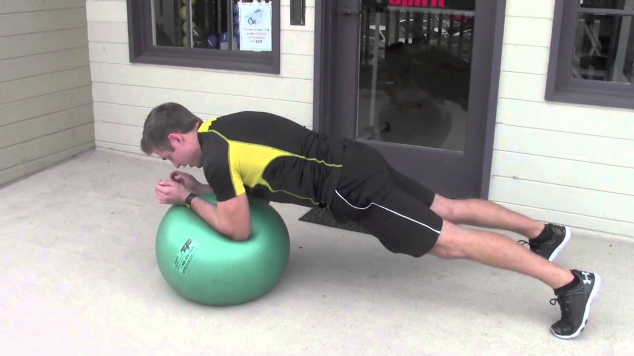 How to Perform Physioball "Stir the Pot" for Better Core Stability ...