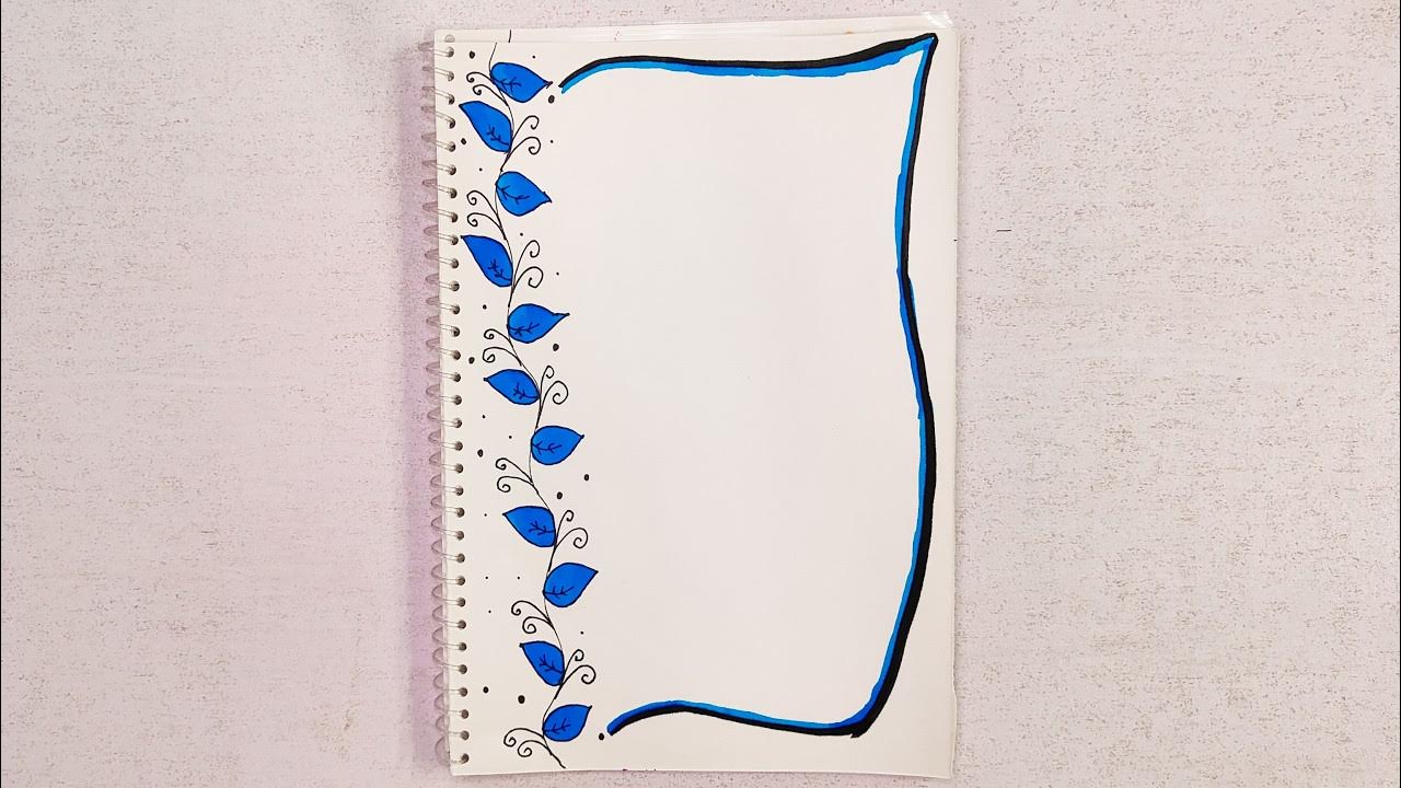 How To Make Front Page Design For School Project | How To Make Cover ...