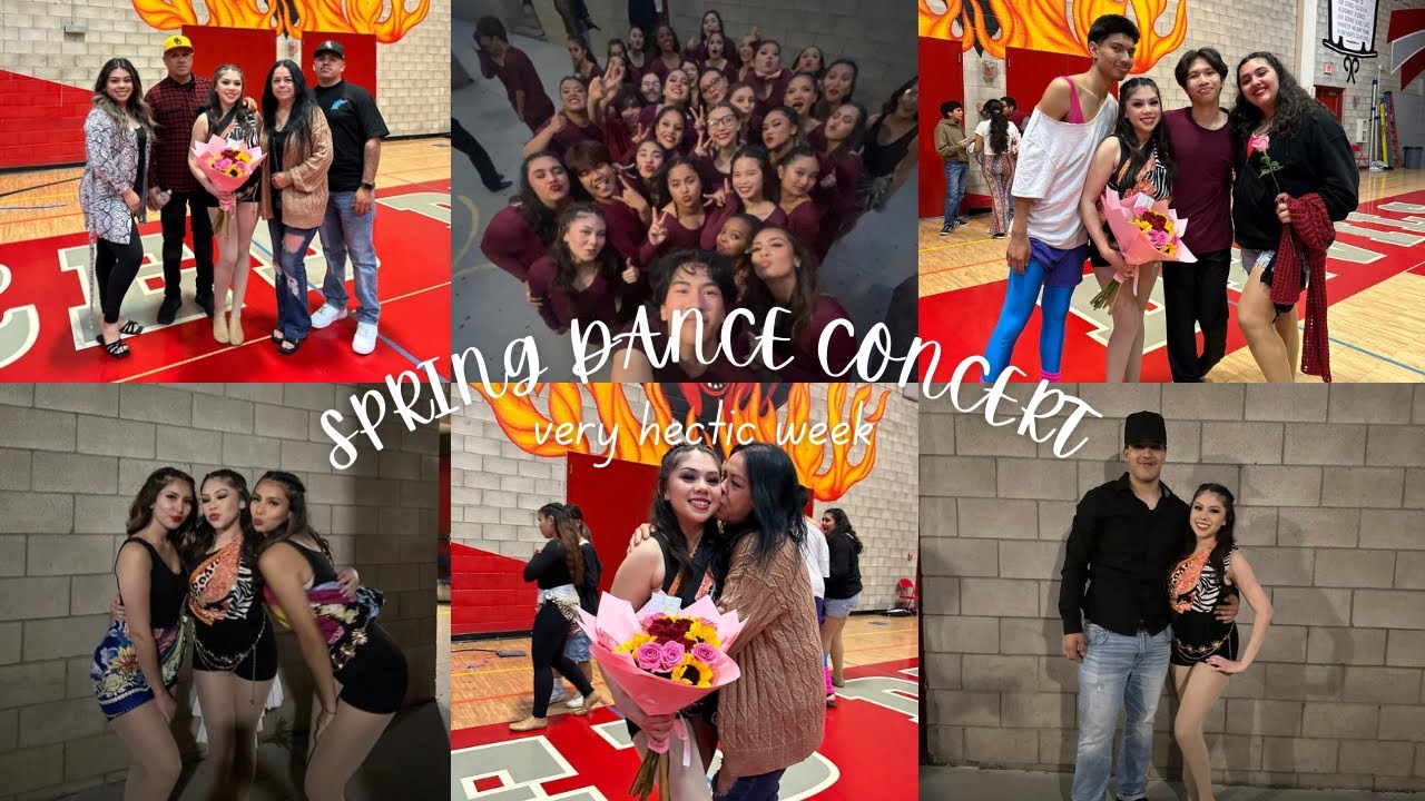 SPRING DANCE CONCERT (very hectic week 😅) FRIENDS/DANCE/FAMILY - YouTube