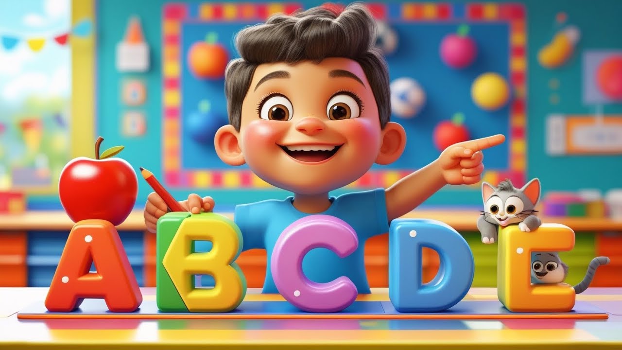 ABC Alphabet Song for Kids | Fun A to Z Learning with Mia & Leo ...