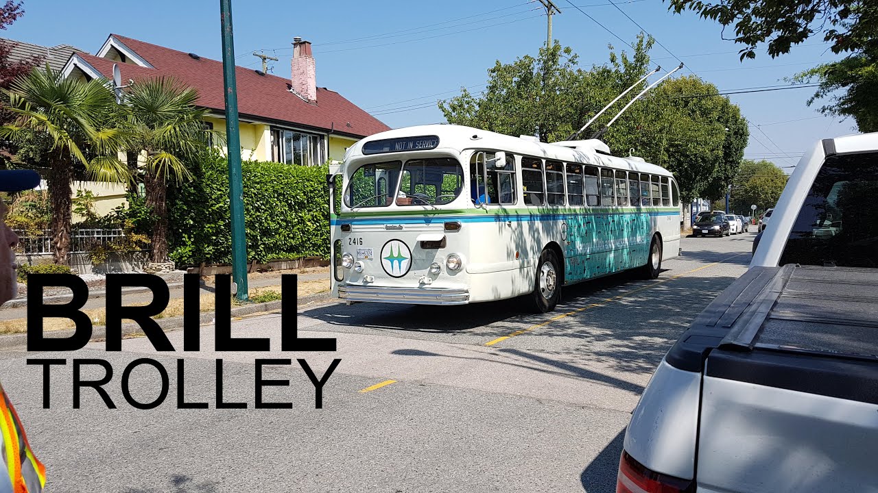 70 Years of Trolleybuses - TRAMS 1954 Canadian Car Foundry "Brill" T48A ...