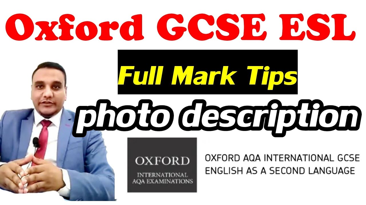 Full Mark in Photo description Question 1| Oxford ESL 9280 - YouTube