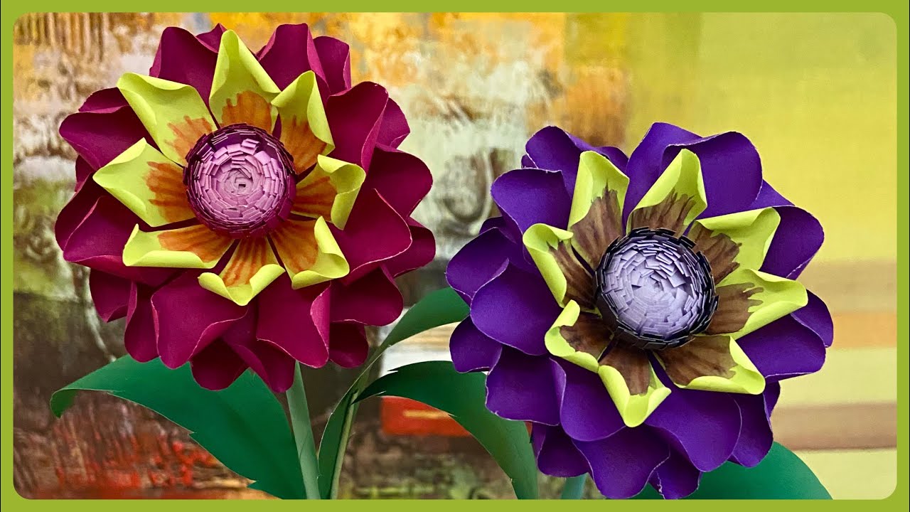 Beautiful Paper Flowers | Paper Flowers Ideas - YouTube