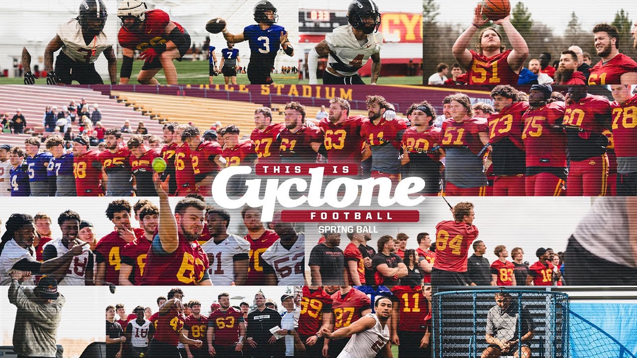 This is Cyclone Football - Behind the Scenes of Spring Football - YouTube