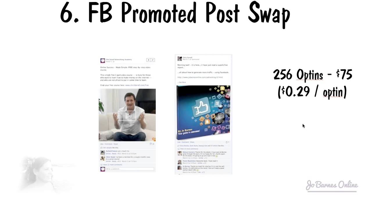 Facebook Promoted Post Swap - Facebook Marketing 2013 - YouTube