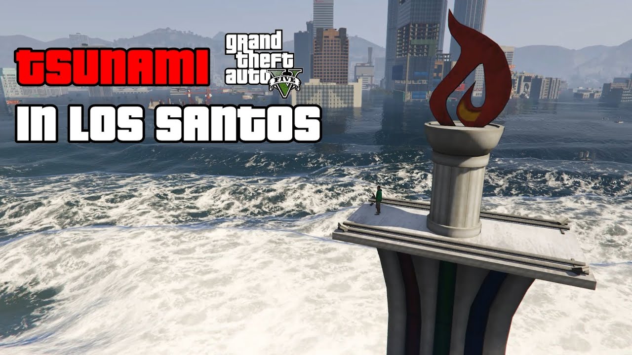 GTA 5 TSUNAMI MOD | Installation and Gameplay | No water MOD - YouTube
