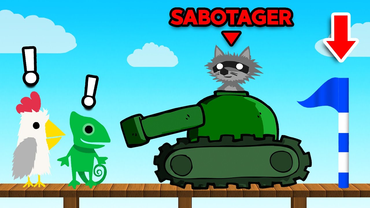 RUNNERS VS 99.99% IMPOSSIBLE Sabotager! (Ultimate Chicken Horse) - YouTube