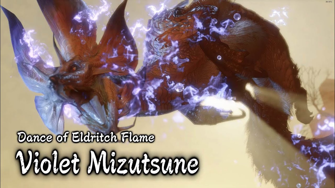 Monster Hunter Rise Sunbreak - Violet Mizutsune (Solo/Longsword) - YouTube