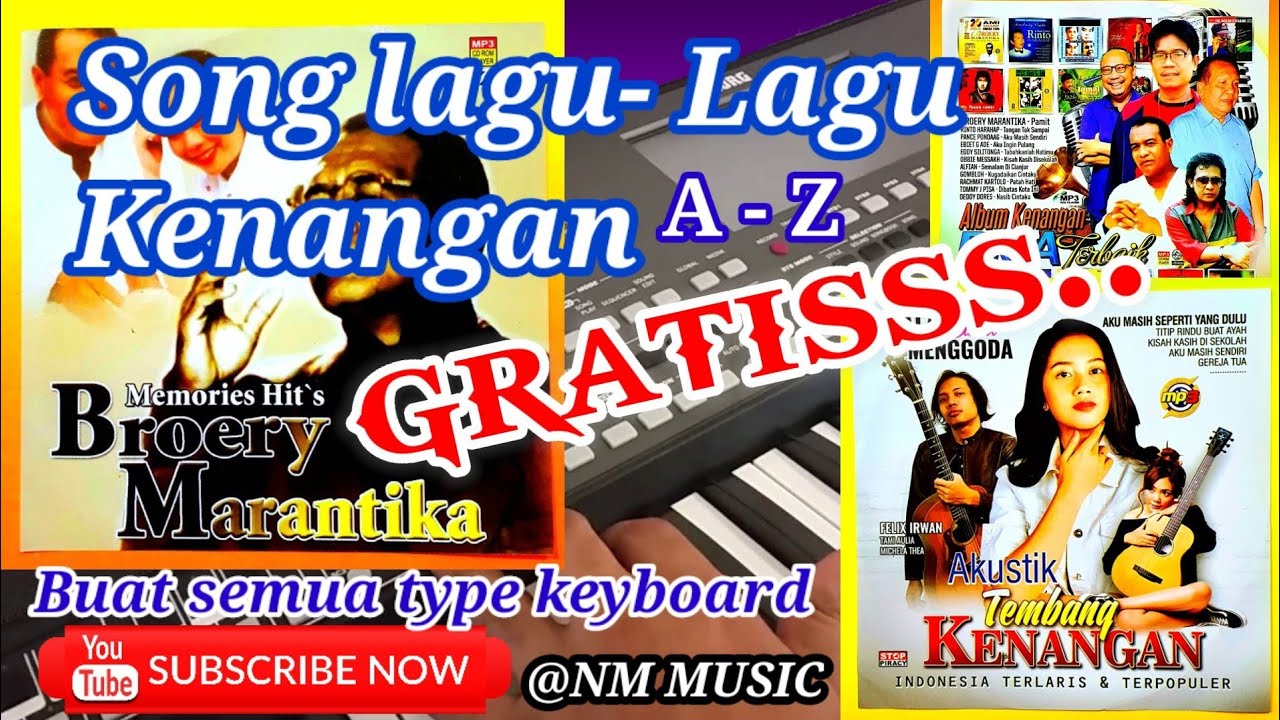 Gratis Midi #SONG KENANGAN (Lagu POP Nostalgia)ALL TO KEYBOARD - YouTube