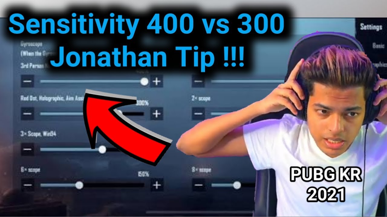 Pubg Jonathan sensitivity settings | Jonathan pubg sensitivity 2021 ...