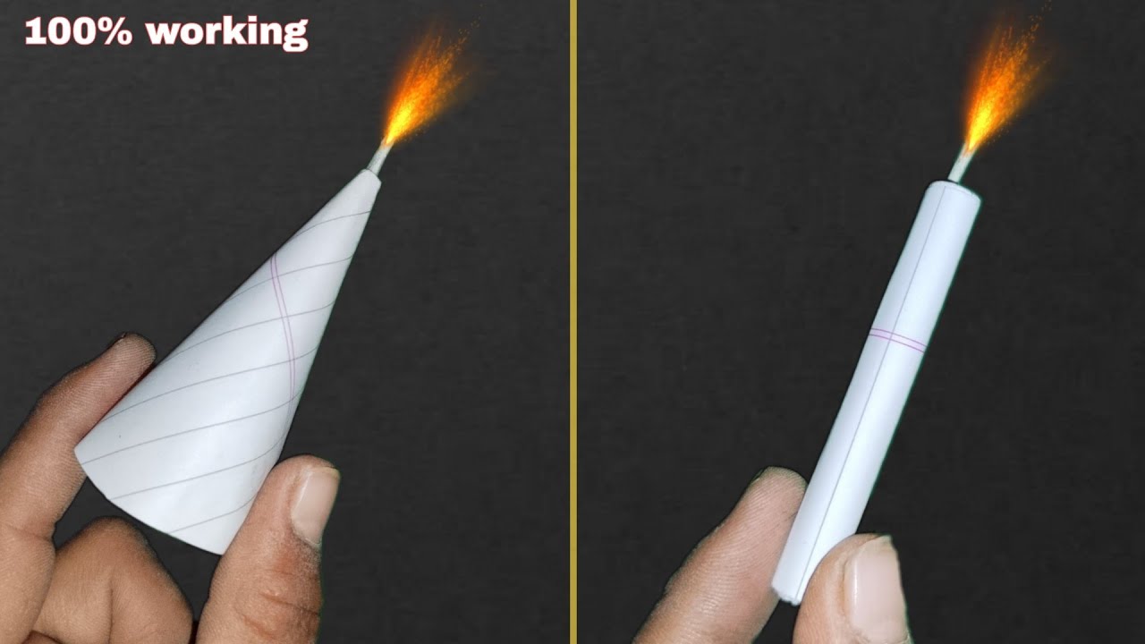 How To Make Diwali Crackers - Diwali patakhe / Diwali Anar - YouTube