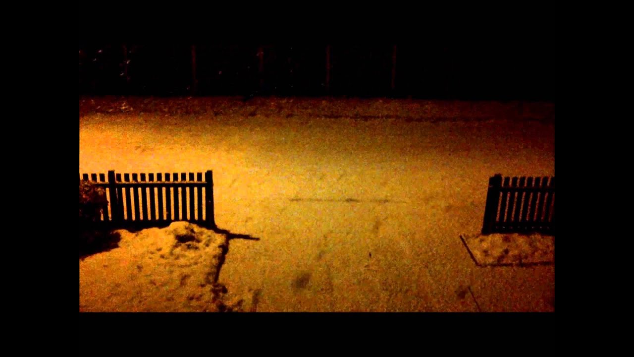 Scary Snow Storm Caught On Camera - YouTube