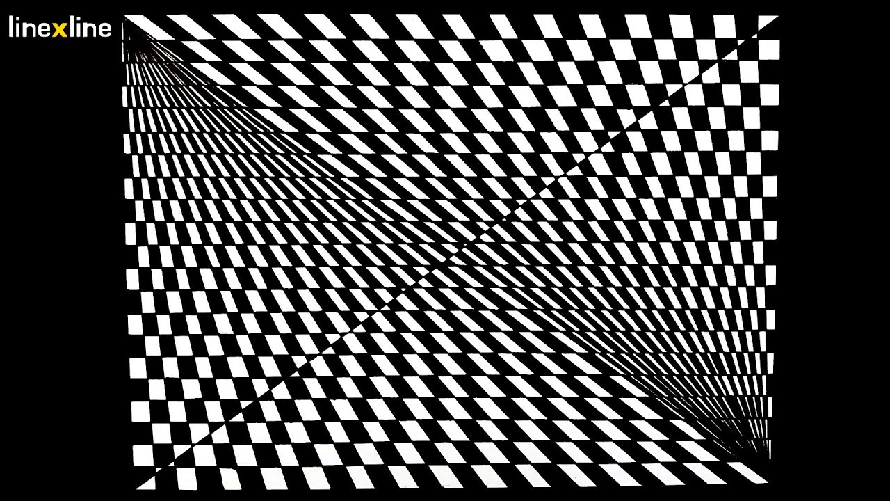 [OP ART] How to draw optical illusion art | Geometric art #005 - YouTube